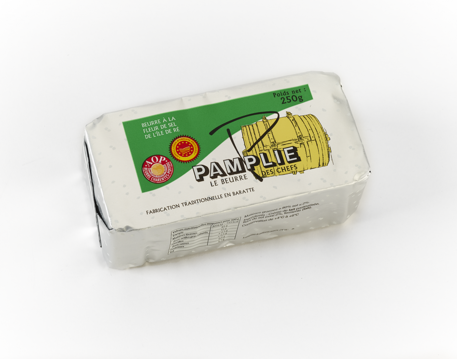 Nos beurres AOP Charentes-Poitou – Laiterie Pamplie